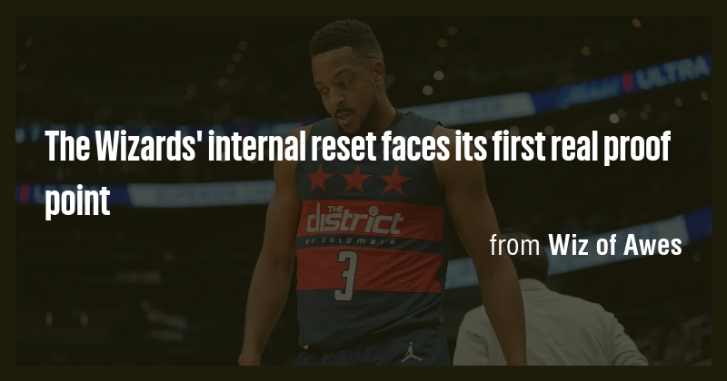 The Wizards' internal reset faces its first real proof point - Briefly