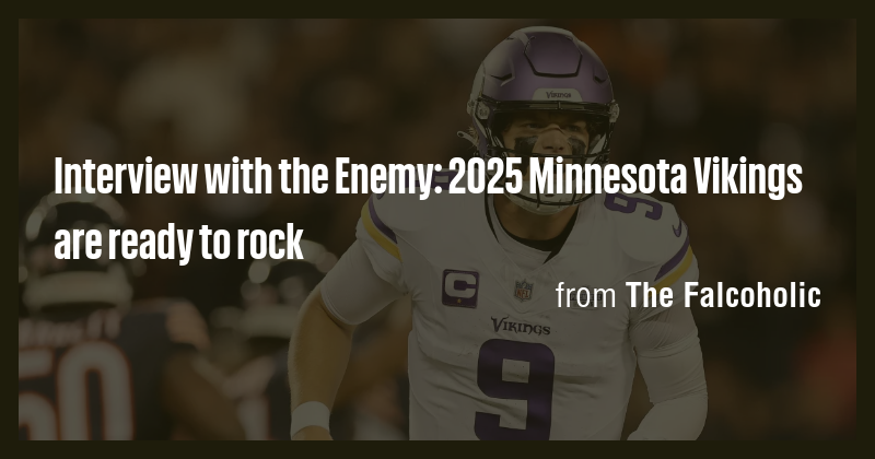 Interview with the Enemy: 2025 Minnesota Vikings are ready to rock ...