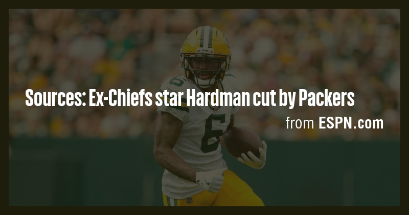 Sources: Ex-Chiefs star Hardman cut by Packers - Briefly