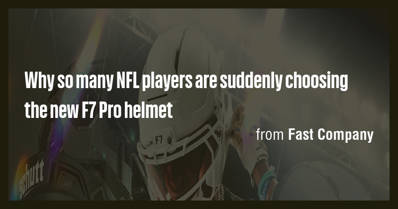 Why so many NFL players are suddenly choosing the new F7 Pro helmet ...