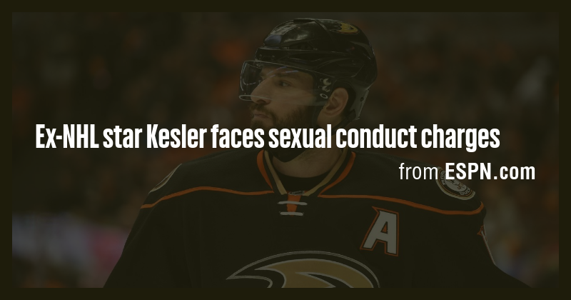 Ex-NHL star Kesler faces sexual conduct charges - Briefly