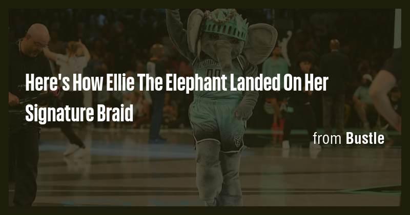 Here's How Ellie The Elephant Landed On Her Signature Braid - Briefly