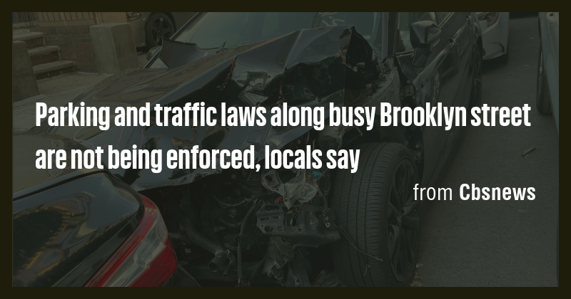 Parking and traffic laws along busy Brooklyn street are not being ...