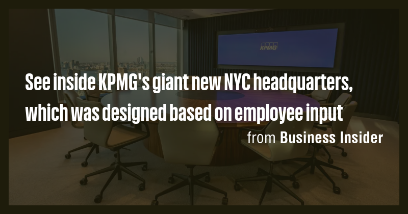 See inside KPMG's giant new NYC headquarters, which was designed based ...
