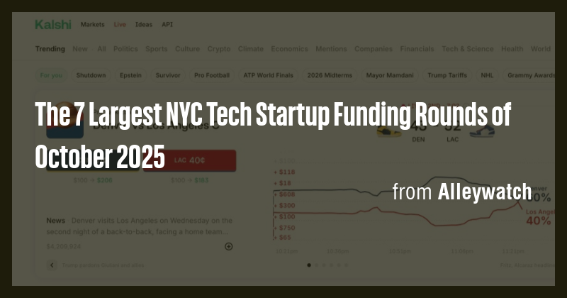 The 7 Largest NYC Tech Startup Funding Rounds of October 2025 - Briefly