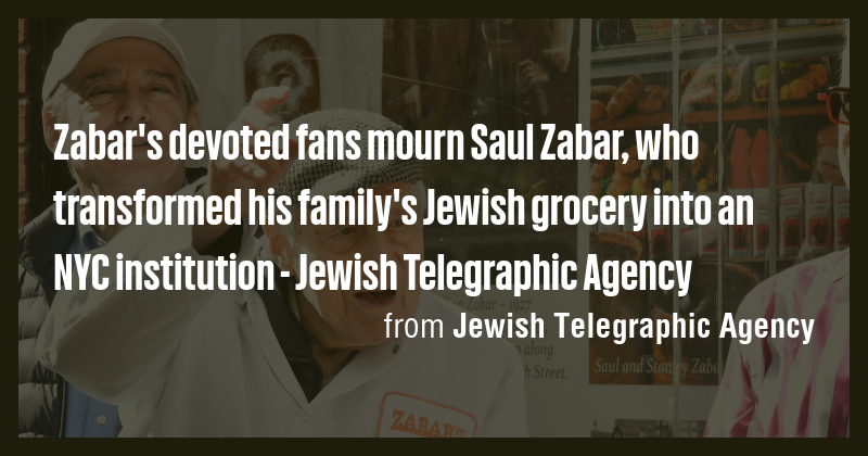 Zabar's devoted fans mourn Saul Zabar, who transformed his family's ...