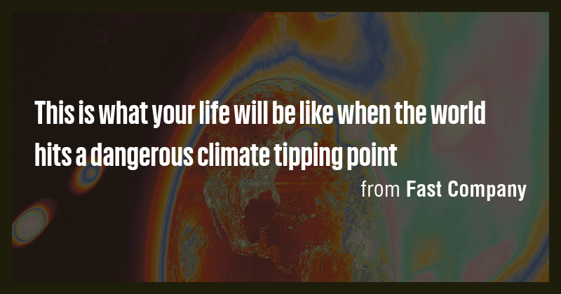 This is what your life will be like when the world hits a dangerous ...