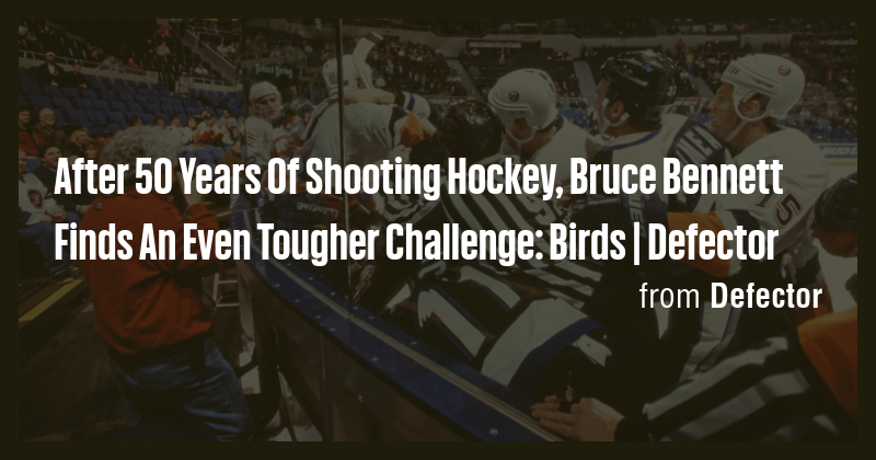 After 50 Years Of Shooting Hockey, Bruce Bennett Finds An Even Tougher ...