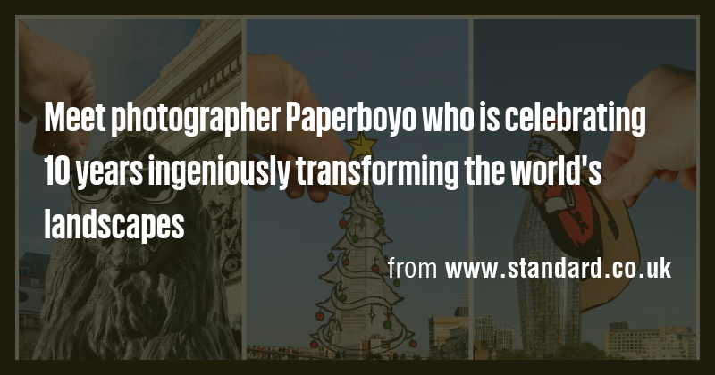Meet photographer Paperboyo who is celebrating 10 years ingeniously ...