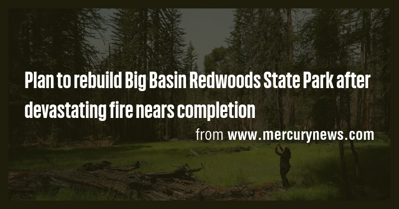 Plan to rebuild Big Basin Redwoods State Park after devastating fire ...