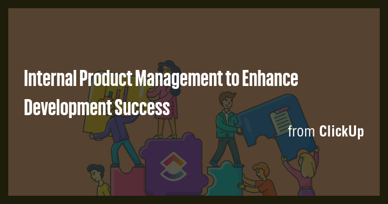 Internal Product Management to Enhance Development Success - Briefly
