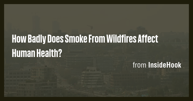 How Badly Does Smoke From Wildfires Affect Human Health? - Briefly