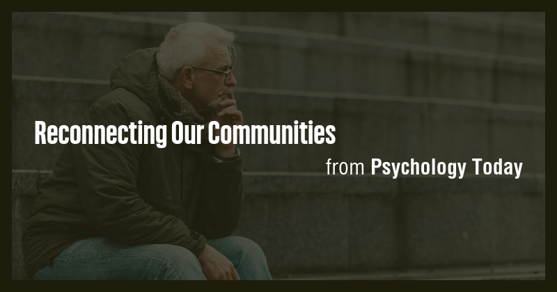 Reconnecting Our Communities - Briefly