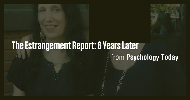 The Estrangement Report: 6 Years Later - Briefly