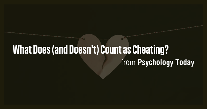 What Does (and Doesn't) Count as Cheating? - Briefly