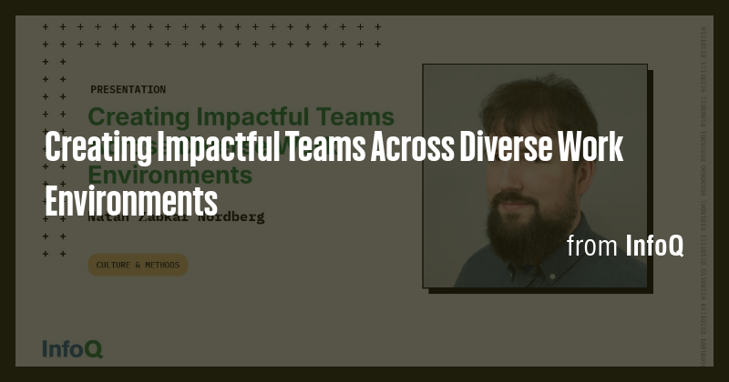 Creating Impactful Teams Across Diverse Work Environments - Briefly