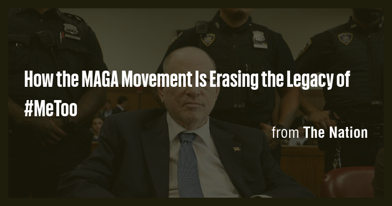 How the MAGA Movement Is Erasing the Legacy of #MeToo - Briefly