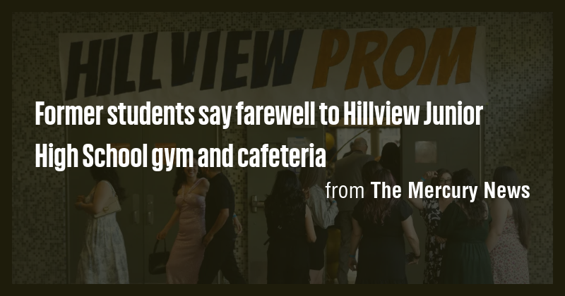 Former students say farewell to Hillview Junior High School gym and ...