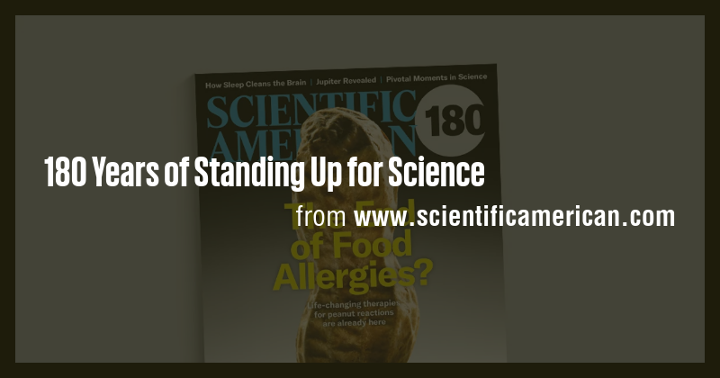 180 Years of Standing Up for Science - Briefly