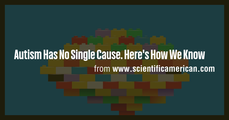 Autism Has No Single Cause. Here's How We Know - Briefly