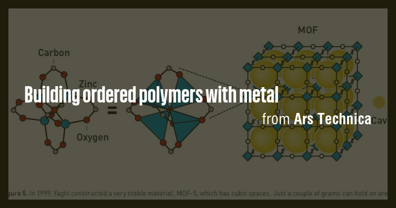 Building ordered polymers with metal - Briefly