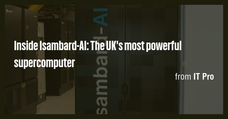 Inside Isambard-AI: The UK's most powerful supercomputer - Briefly