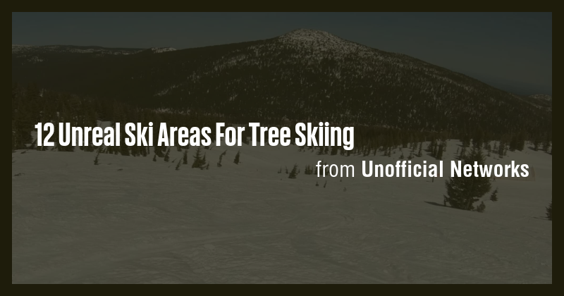12 Unreal Ski Areas For Tree Skiing - Briefly