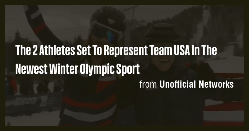 The 2 Athletes Set To Represent Team USA In The Newest Winter Olympic ...