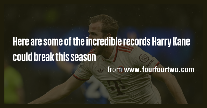 Here are some of the incredible records Harry Kane could break this ...