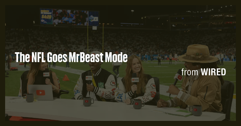 The NFL Goes MrBeast Mode - Briefly