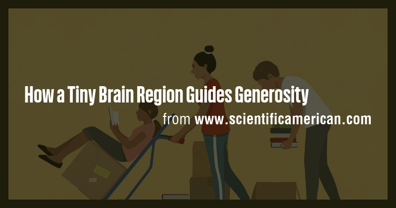 How a Tiny Brain Region Guides Generosity - Briefly