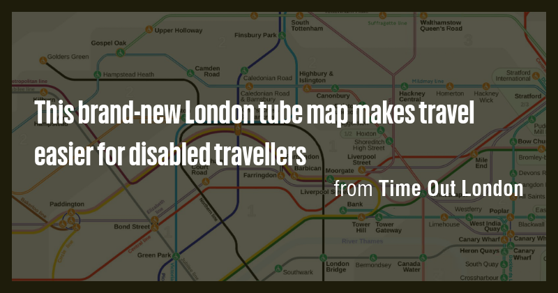 This brand-new London tube map makes travel easier for disabled ...