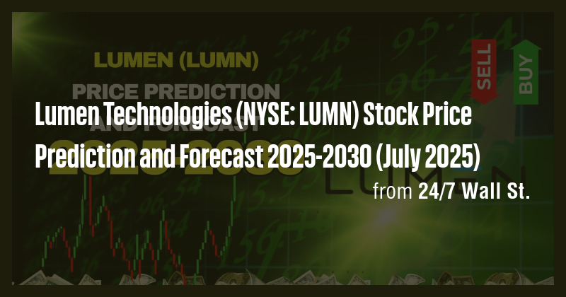 Lumen Technologies (NYSE: LUMN) Stock Price Prediction and Forecast ...