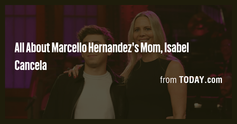 All About Marcello Hernandez's Mom, Isabel Cancela - Briefly