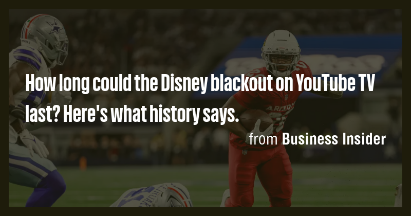 How long could the Disney blackout on YouTube TV last? Here's what ...