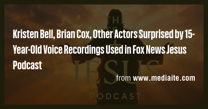Kristen Bell, Brian Cox, Other Actors Surprised by 15-Year-Old Voice ...