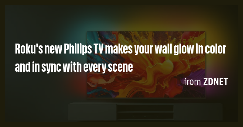 Roku's new Philips TV makes your wall glow in color and in sync with ...