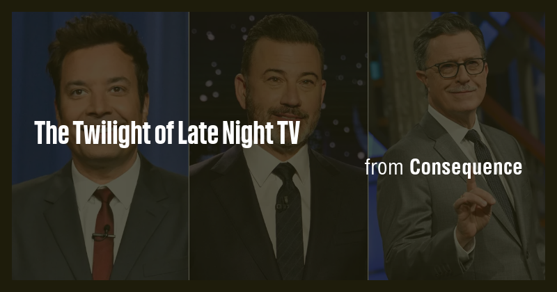 The Twilight of Late Night TV - Briefly