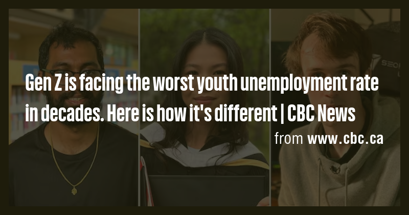 Gen Z is facing the worst youth unemployment rate in decades. Here is ...