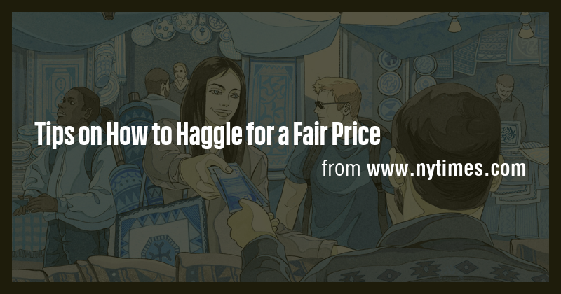 Tips on How to Haggle for a Fair Price - Briefly