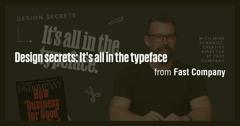 Design secrets: It's all in the typeface - Briefly