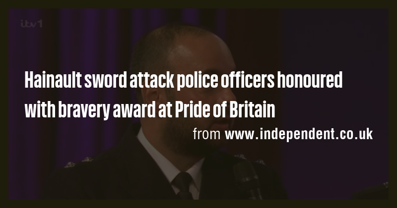 Hainault sword attack police officers honoured with bravery award at ...