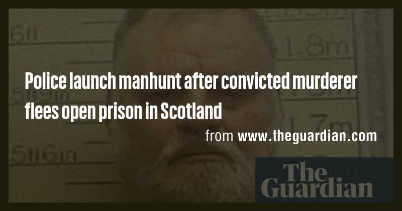 Police launch manhunt after convicted murderer flees open prison in ...