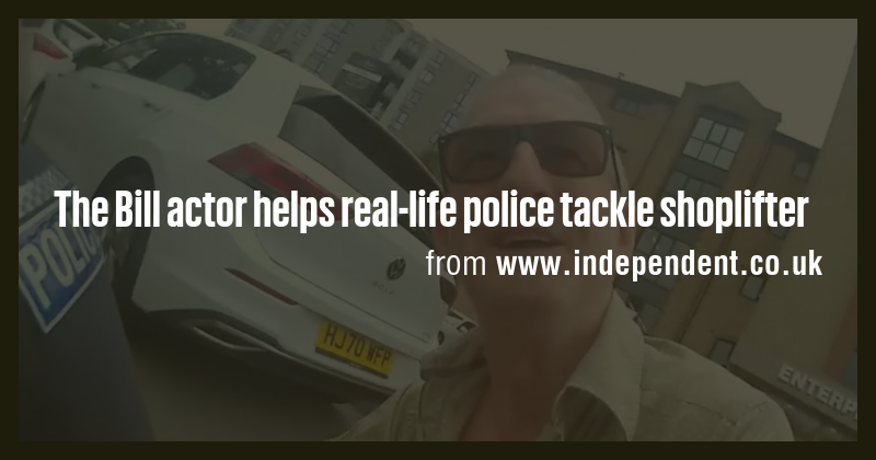 The Bill actor helps real-life police tackle shoplifter - Briefly