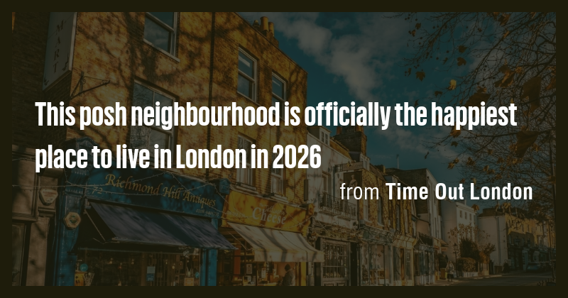 This posh neighbourhood is officially the happiest place to live in ...