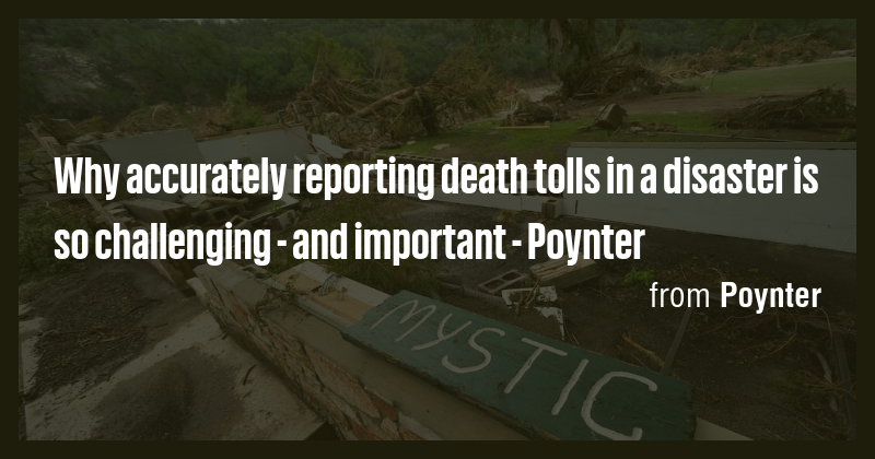 Why accurately reporting death tolls in a disaster is so challenging ...