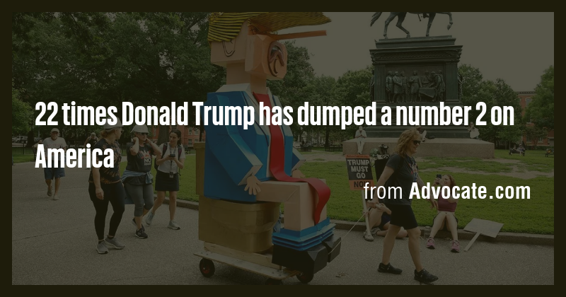 22 times Donald Trump has dumped a number 2 on America - Briefly