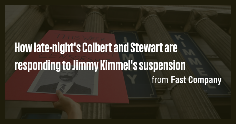 How late-night's Colbert and Stewart are responding to Jimmy Kimmel's ...