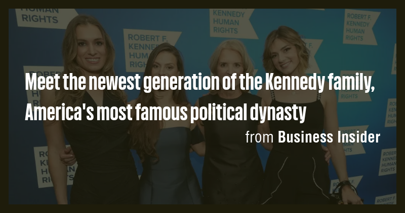 Meet the newest generation of the Kennedy family, America's most famous ...