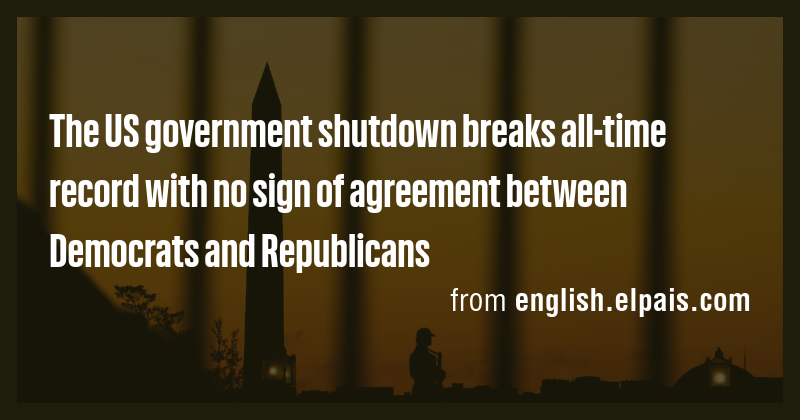 The US government shutdown breaks all-time record with no sign of ...